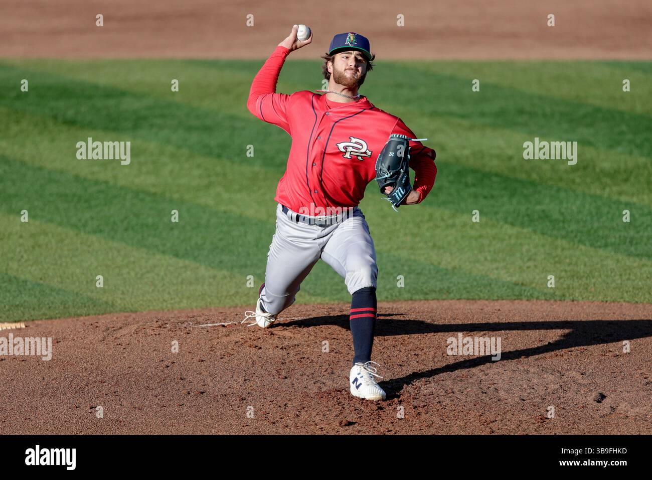 Beloit, WI. USA: Cedar Rapids Kernels pitcher Tanner Hall (23) delivers ...