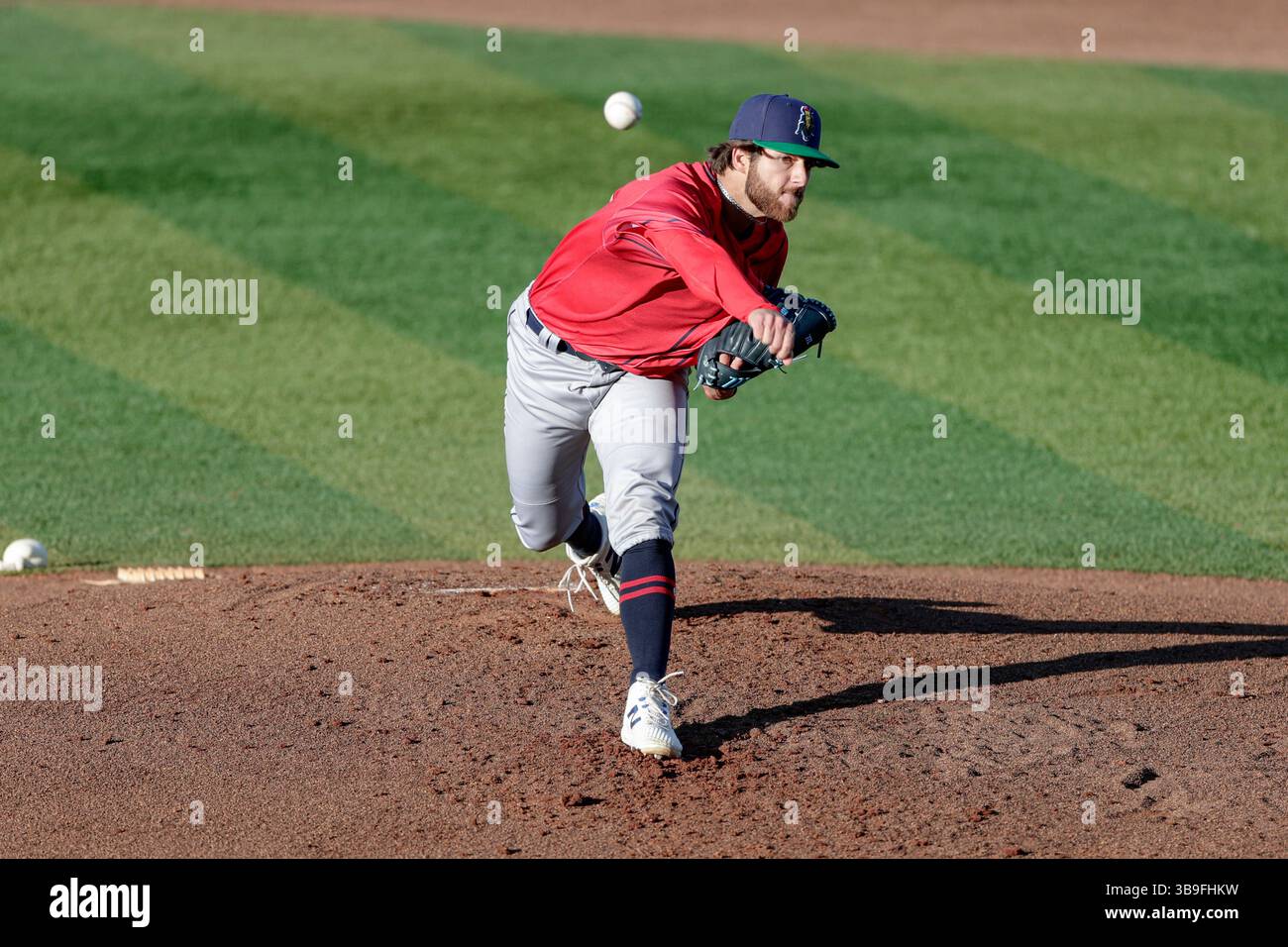 Beloit, WI. USA: Cedar Rapids Kernels pitcher Tanner Hall (23) delivers ...