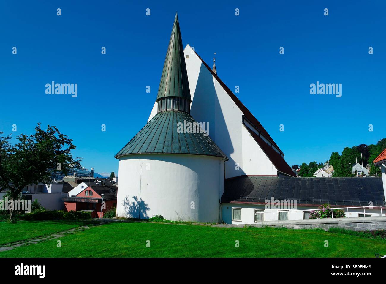 Church in Molde, Norway Stock Photo - Alamy