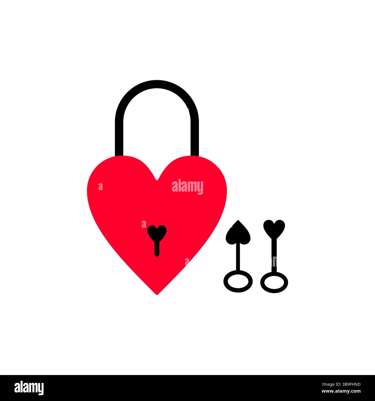 Minimalist heart Stock Vector Images - Alamy