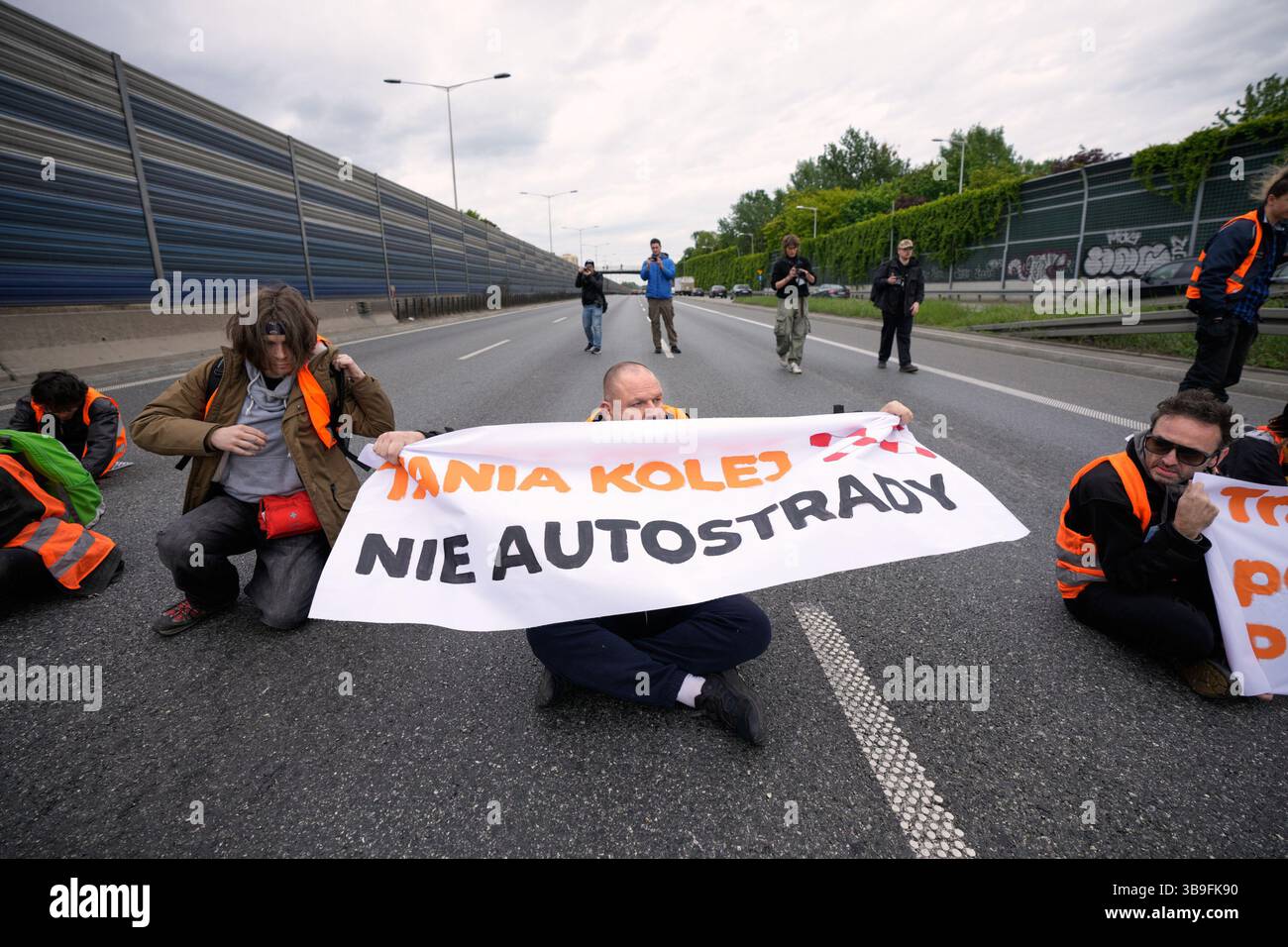 Warsaw, Poland. 09th May, 2025. Members of the Ostatnie Pokolenie (Last ...