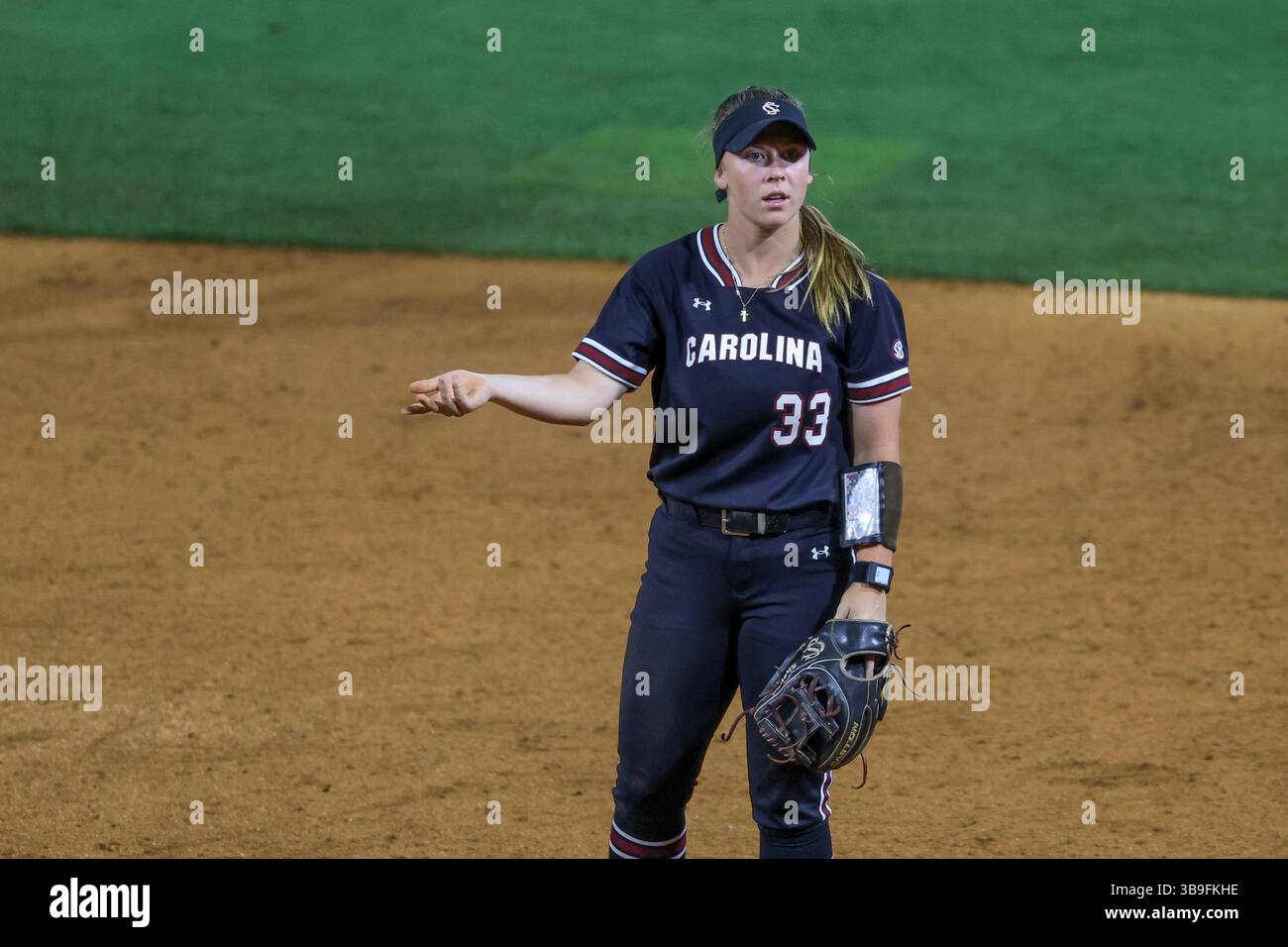 ATHENS, GA - MAY 08: South Carolina infielder Karley Shelton (33) is ...