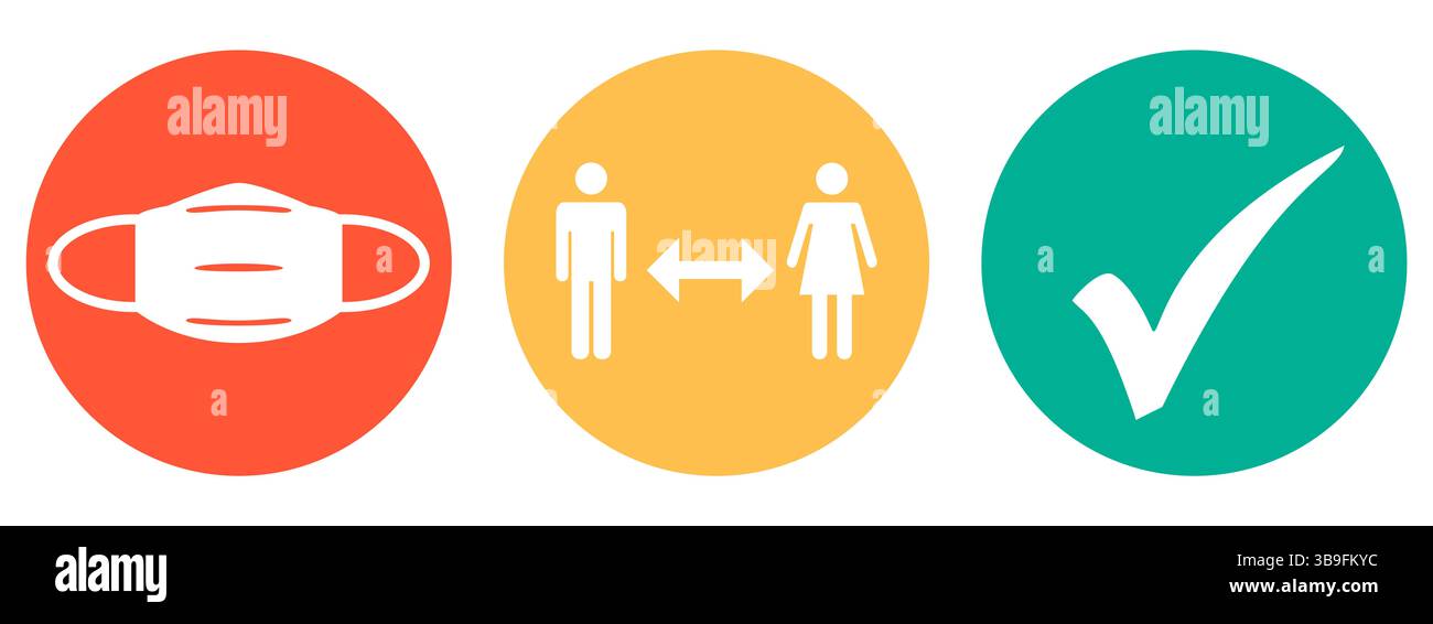 Green tick on red Cut Out Stock Images & Pictures - Alamy