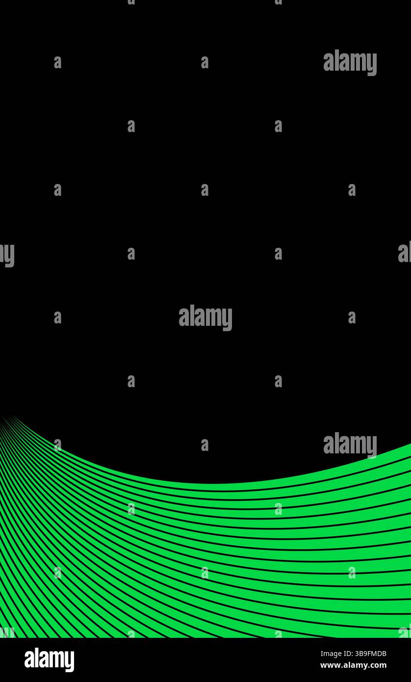 Black background green lines lines hi-res stock photography and images ...