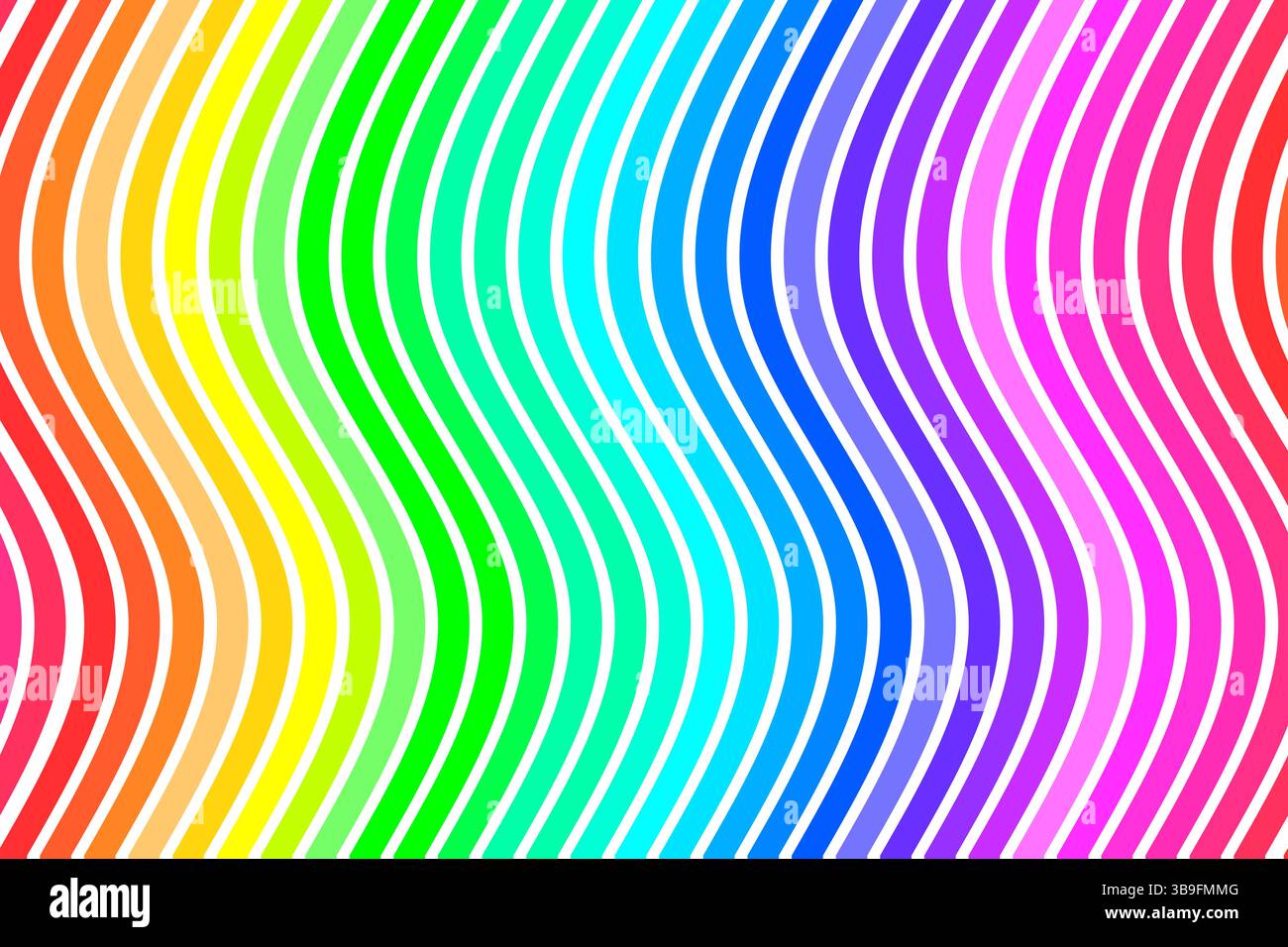 Colourful banner with rainbow stripes Stock Photo - Alamy