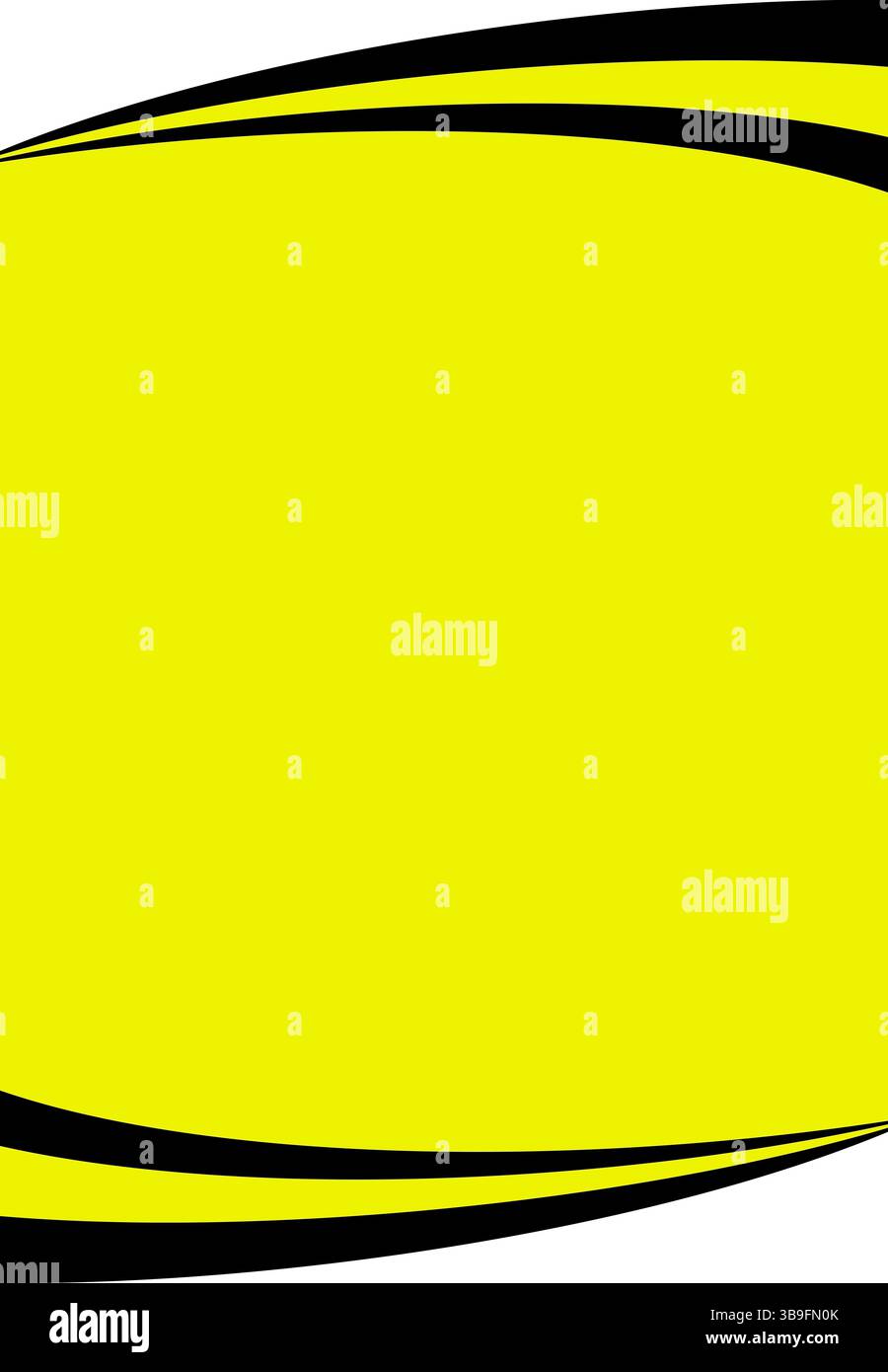 Background with curved arcs in yellow hi-res stock photography and ...