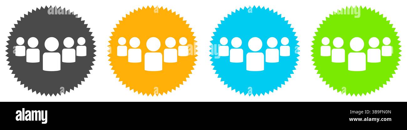 Icons shows group symbol for team hi-res stock photography and images ...