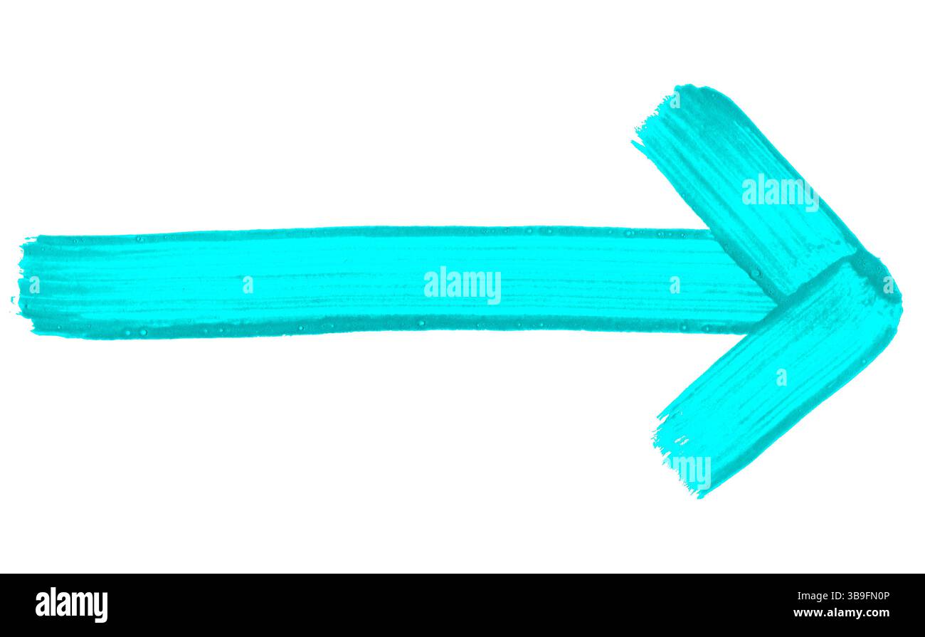 Turquoise blue paint Cut Out Stock Images & Pictures - Alamy