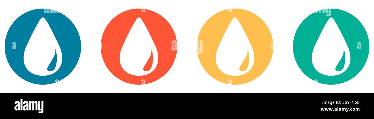 Water drops dripping on Cut Out Stock Images & Pictures - Alamy