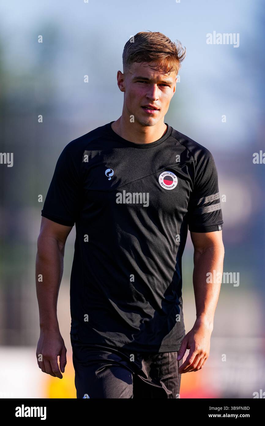 Wijdewormer - Noah Naujoks of Excelsior Rotterdam during the thirty ...
