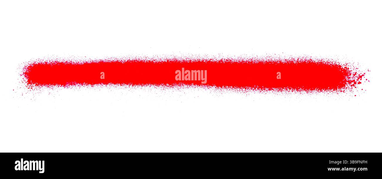Red graffiti stripe as marker or banner colour track Stock Photo - Alamy