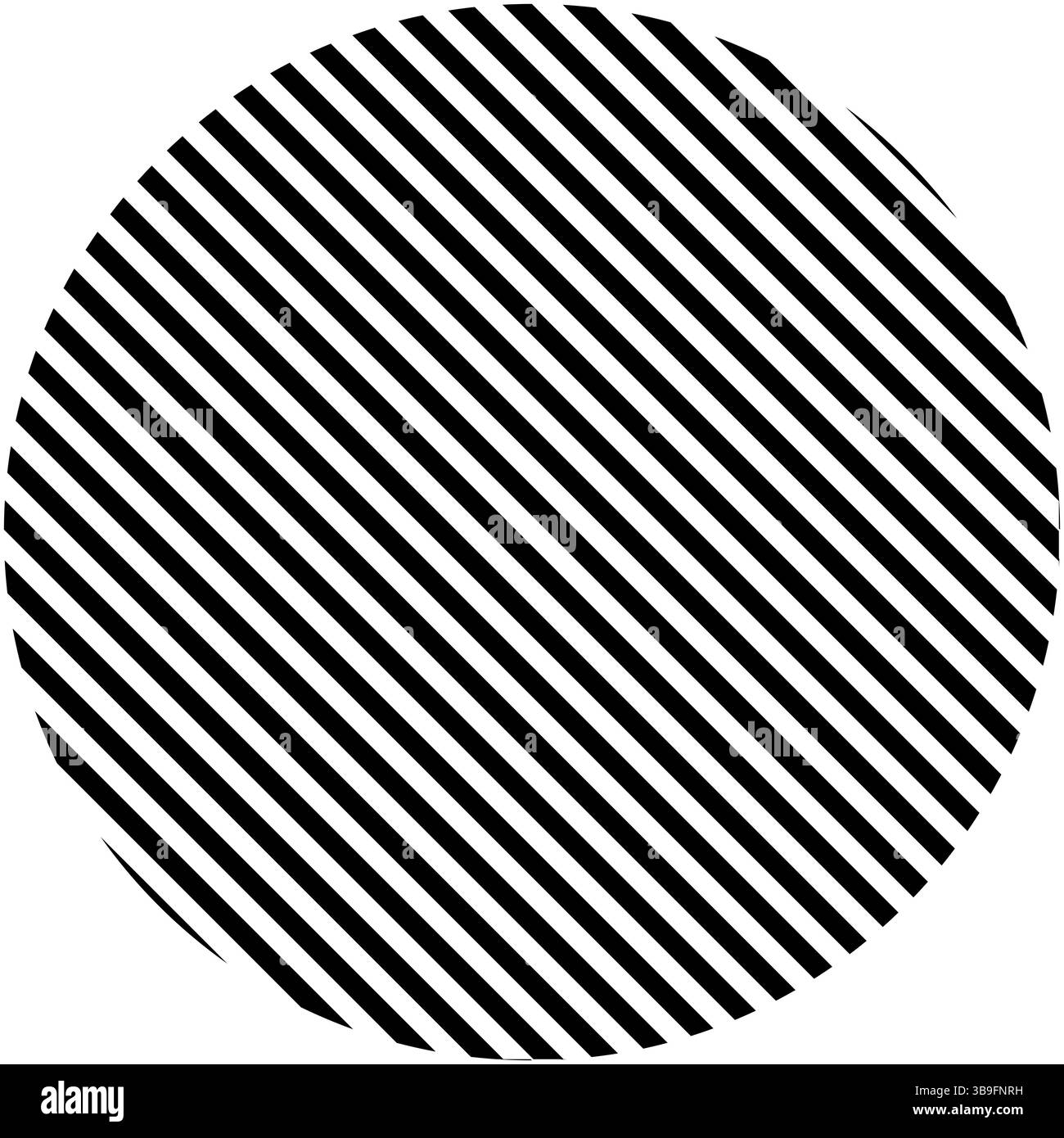 Stripes pattern circle Cut Out Stock Images & Pictures - Alamy