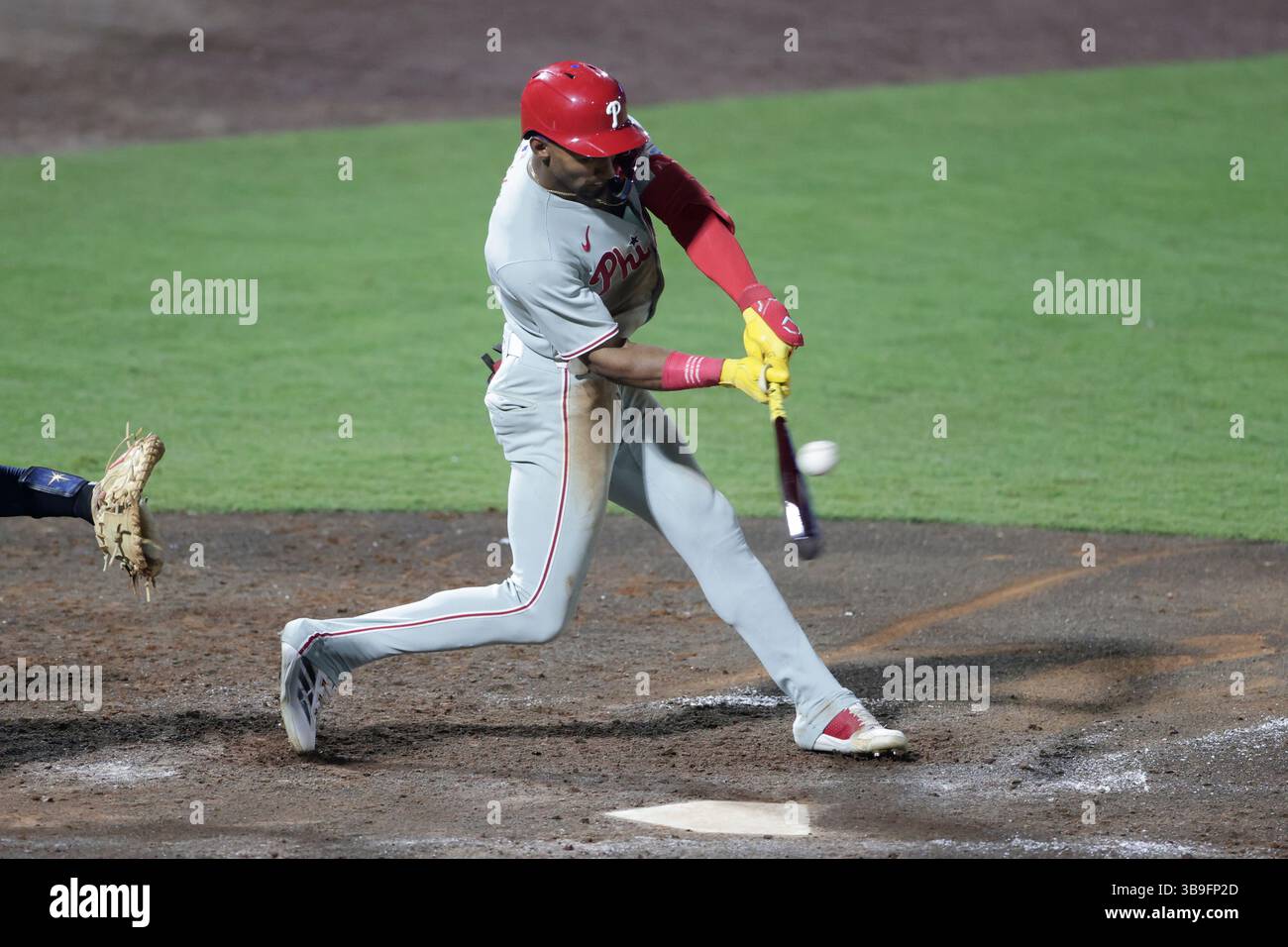 Tampa, FL USA: Philadelphia Phillies centerfielder Johan Rojas (23 ...