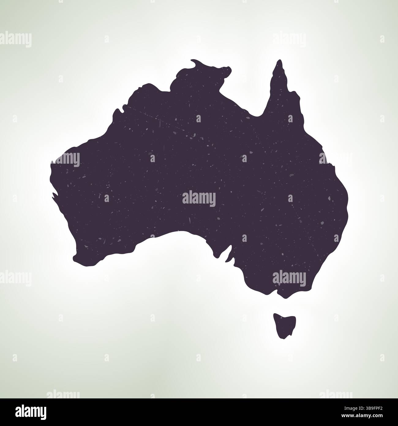 Australia shape on gradient background. Country map with scratch ...