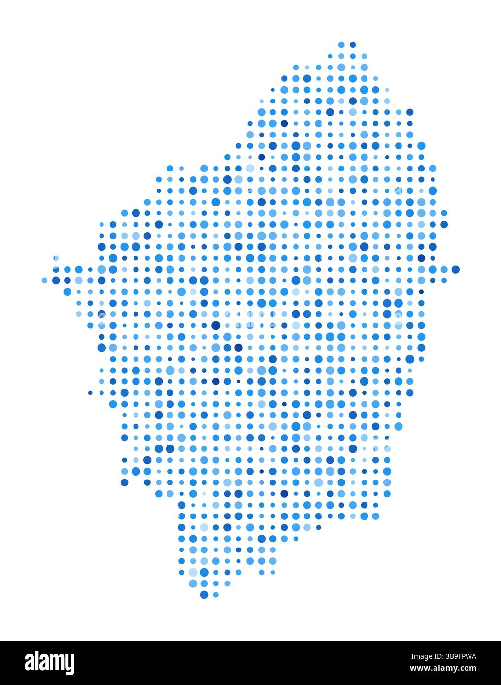 Naxos Dot Map. Island Digital Style Shape. Naxos vector image. Island ...