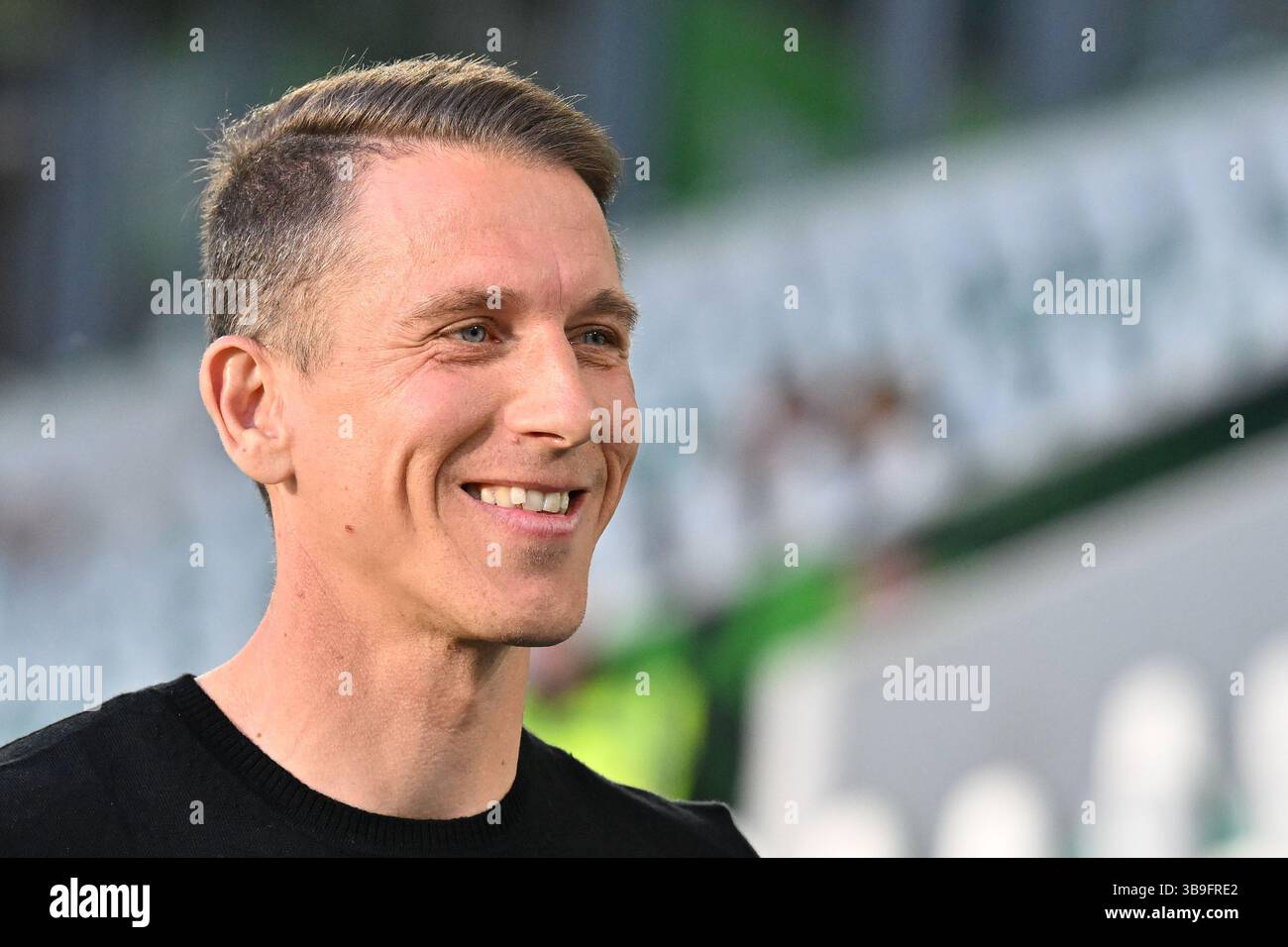 Wolfsburg, Germany. 09th May, 2025. Soccer: Bundesliga, VfL Wolfsburg ...