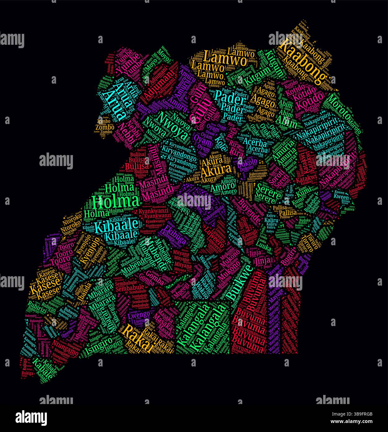 Uganda poster Stock Vector Images - Alamy