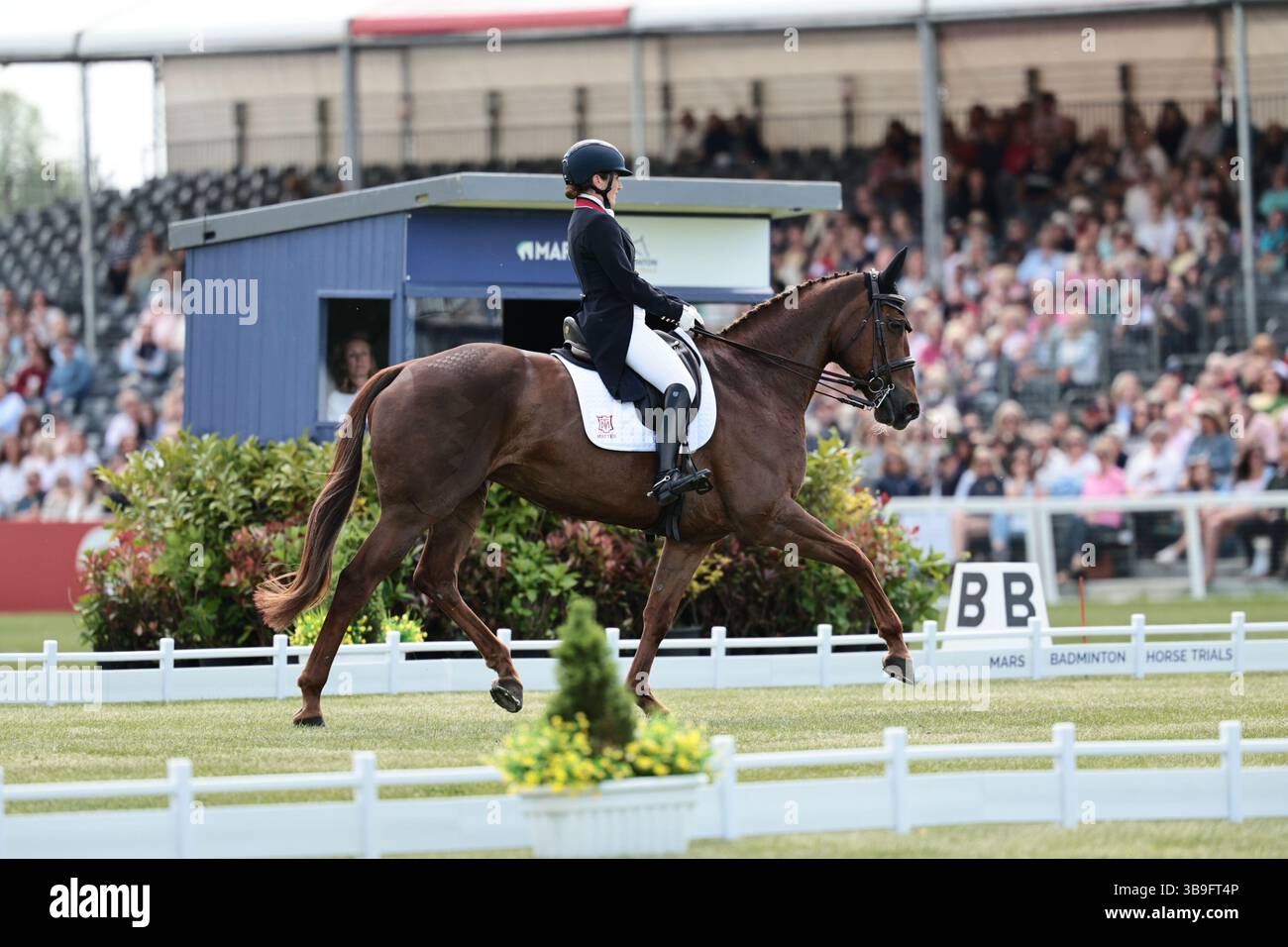 Laura Collett of Great Britain with Bling during the dressage at the ...