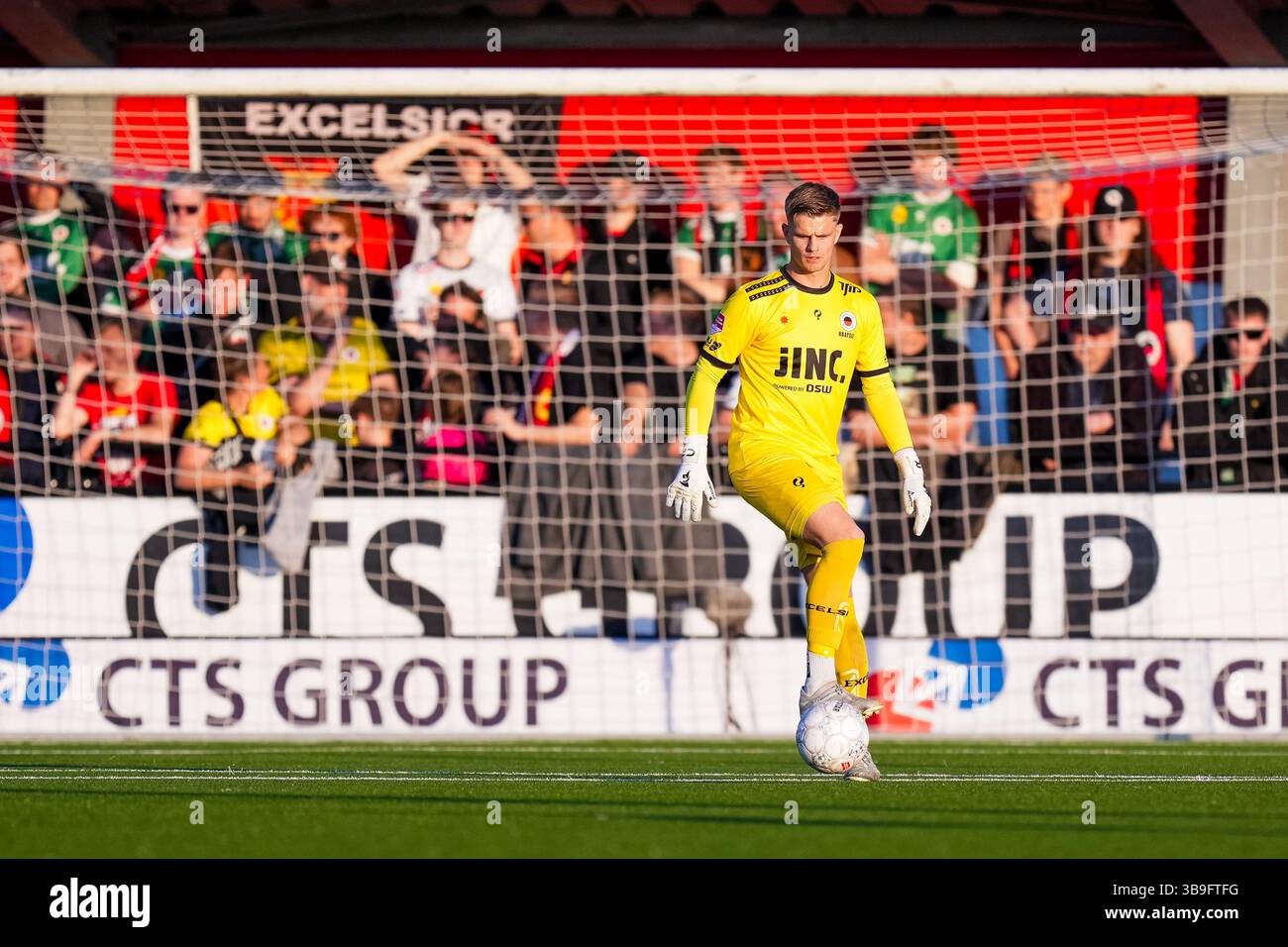 Wijdewormer - Goalkeeper Calvin Raatsie of Excelsior Rotterdam during ...