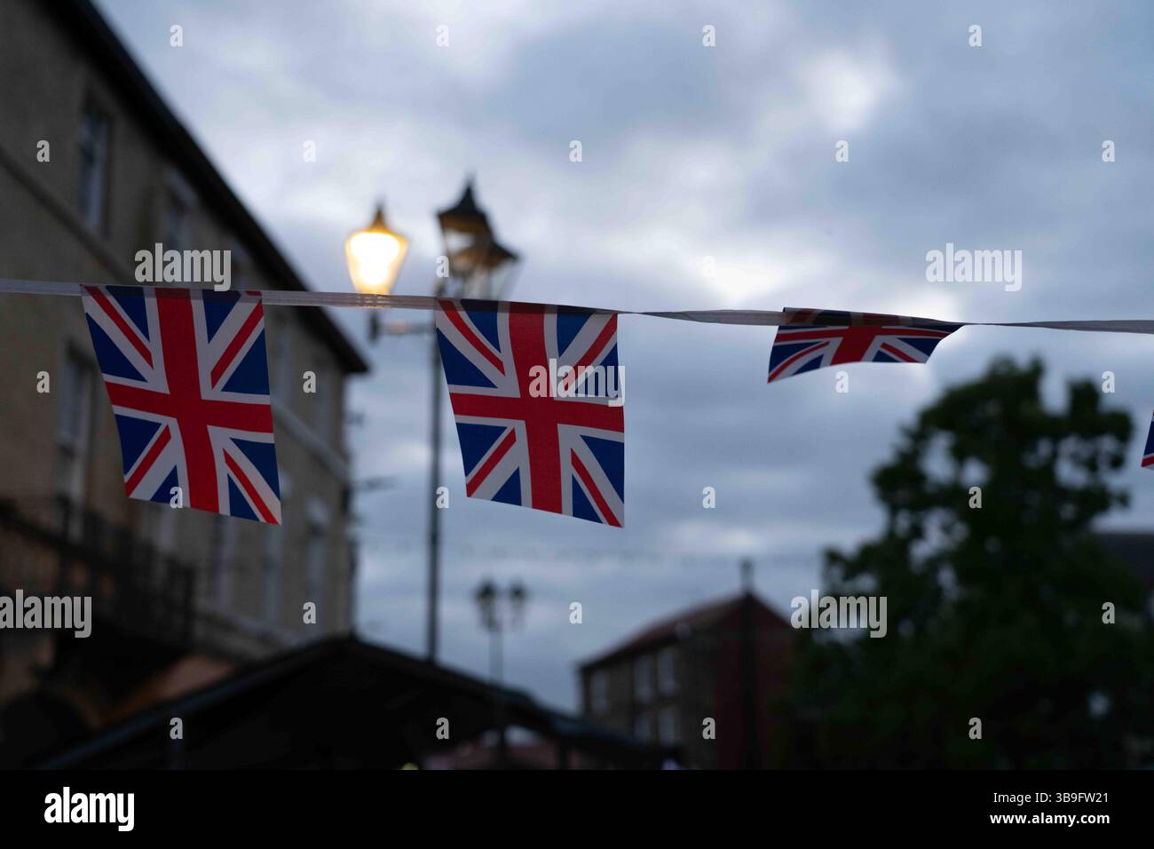 A set of Union Jack flags on display during the 80th Anniversary of VE ...