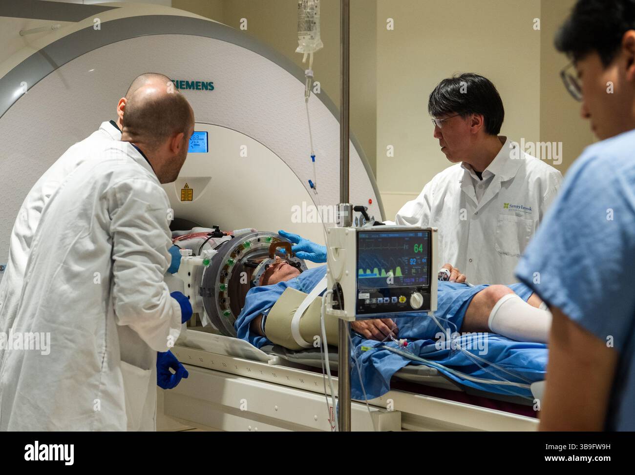 Toronto, Canada. 07th May, 2025. A focused ultrasound helmet is ...