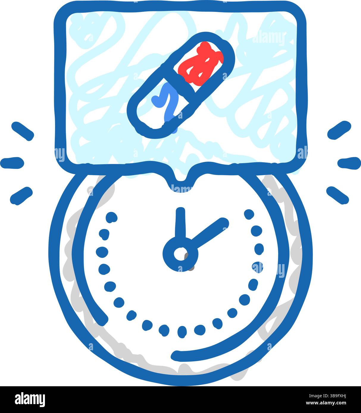 bone marrow transplant cancer treatment icon doodle illustration Stock ...