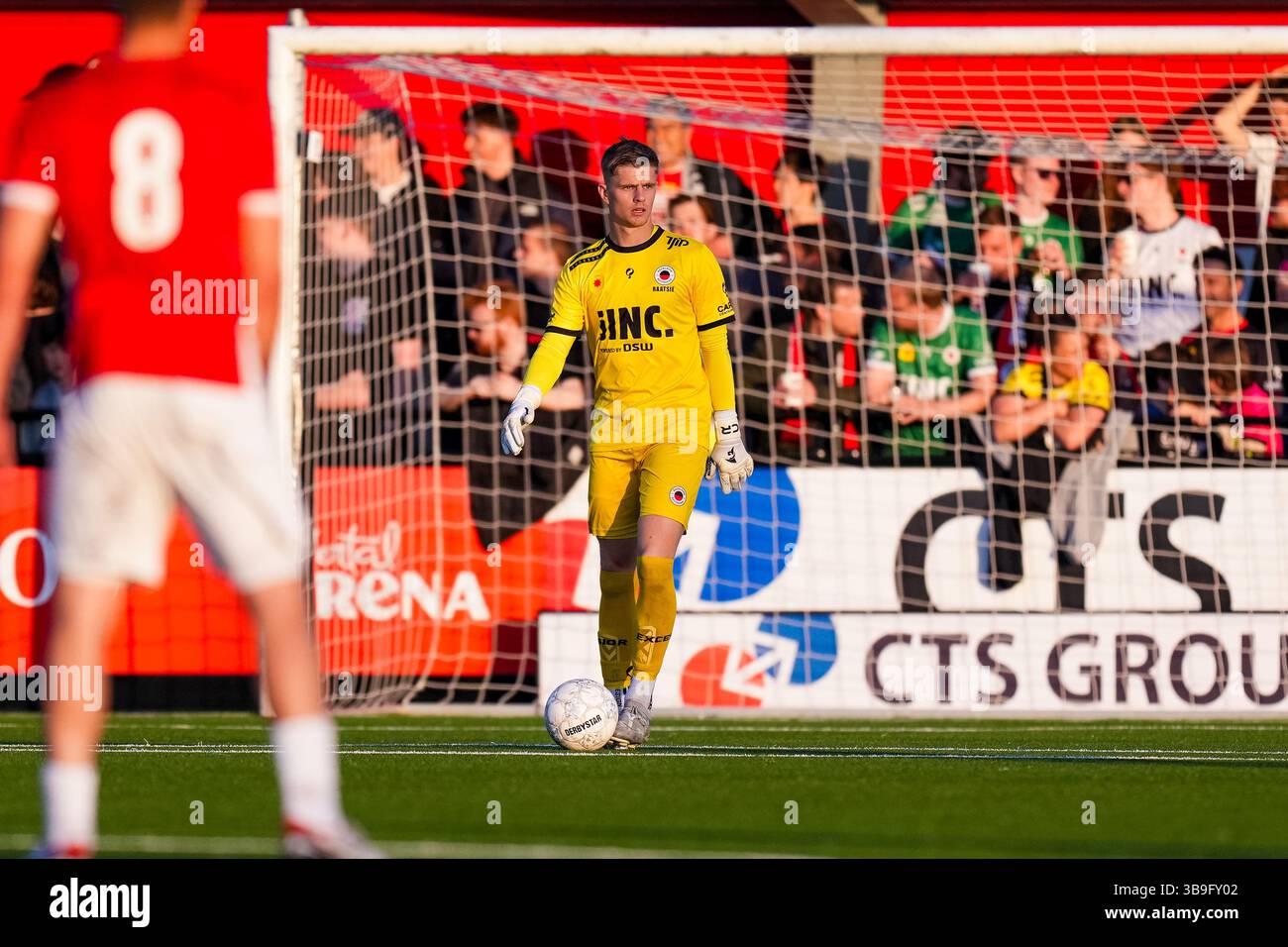 Wijdewormer - Goalkeeper Calvin Raatsie of Excelsior Rotterdam during ...