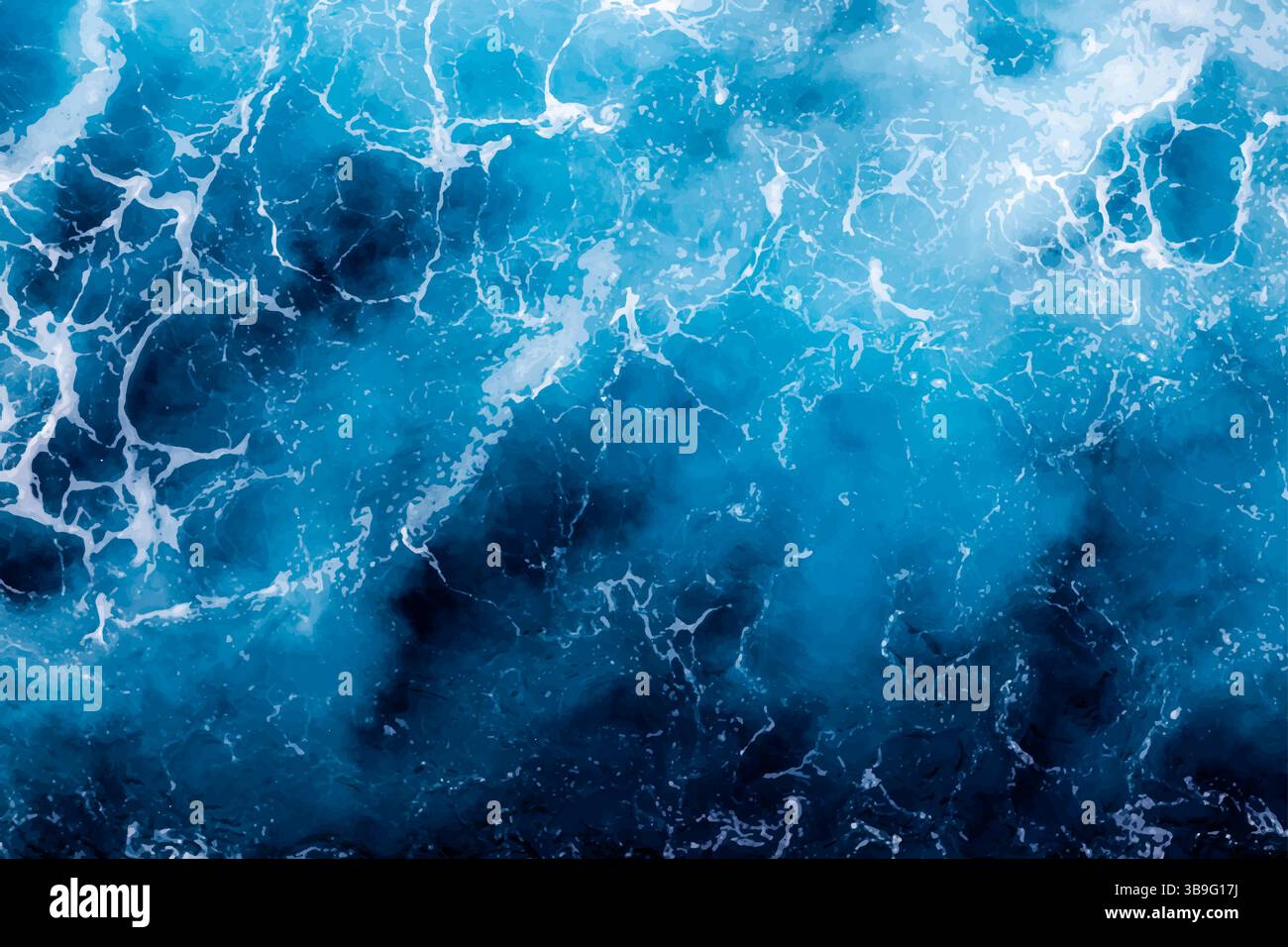 Water surface background. Aerial view of vibrant foamy water Stock ...
