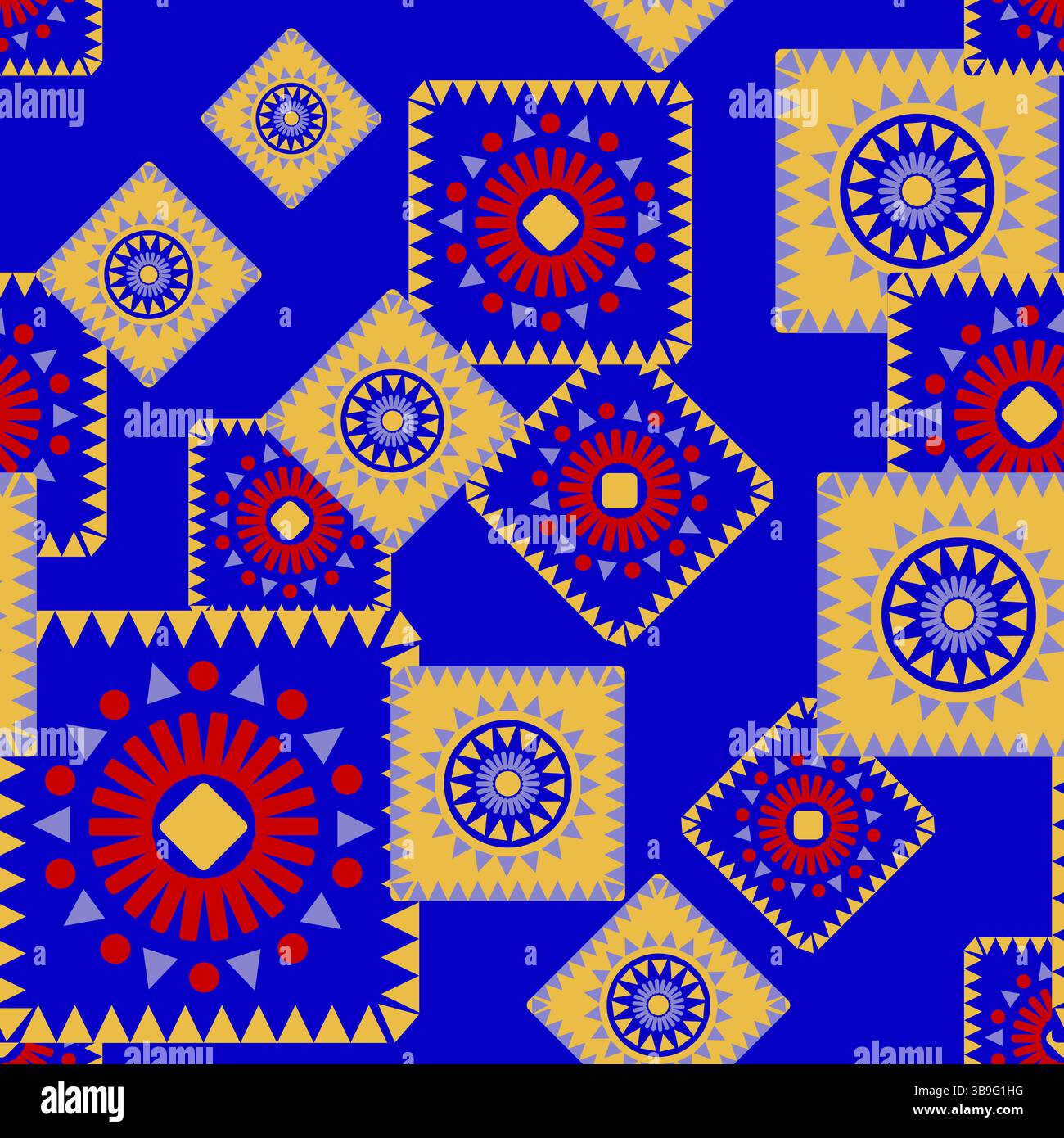 Mexican multicolored Latin American background in the form of diamonds ...