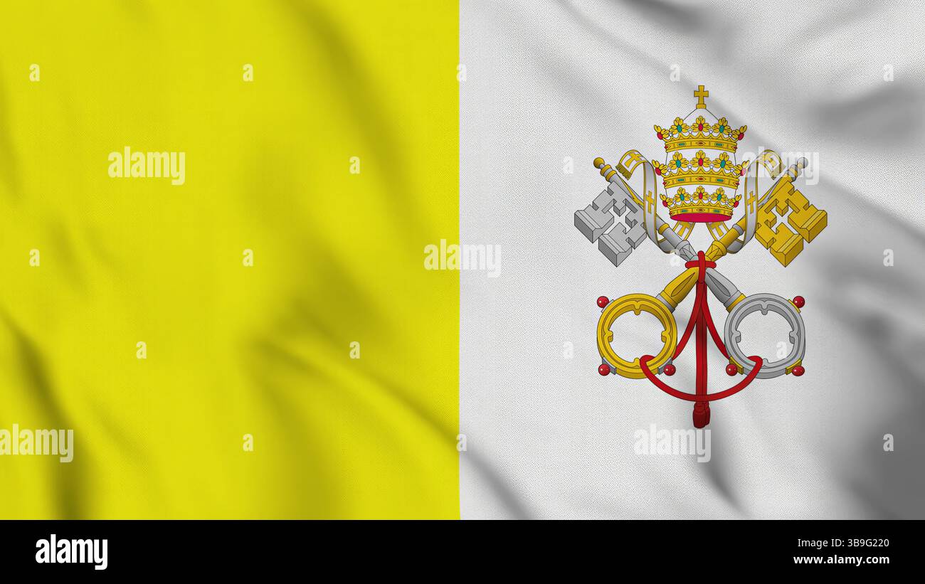 Vatican City Flag – High-Resolution Image with Bold Design Stock Photo ...