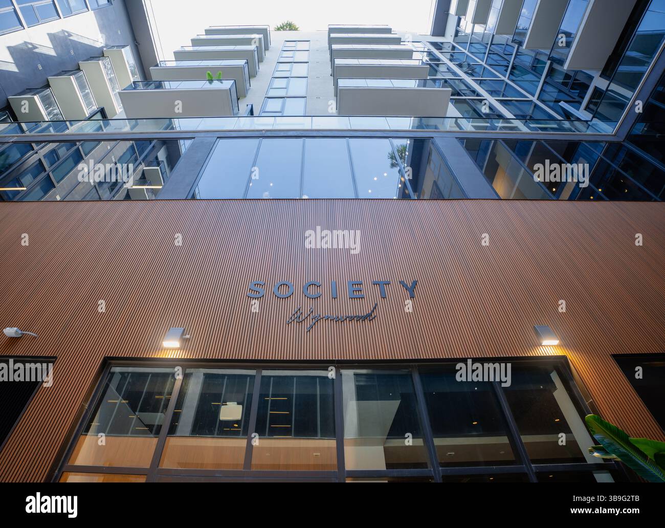 Tropical urban development high rise architecture hi-res stock ...