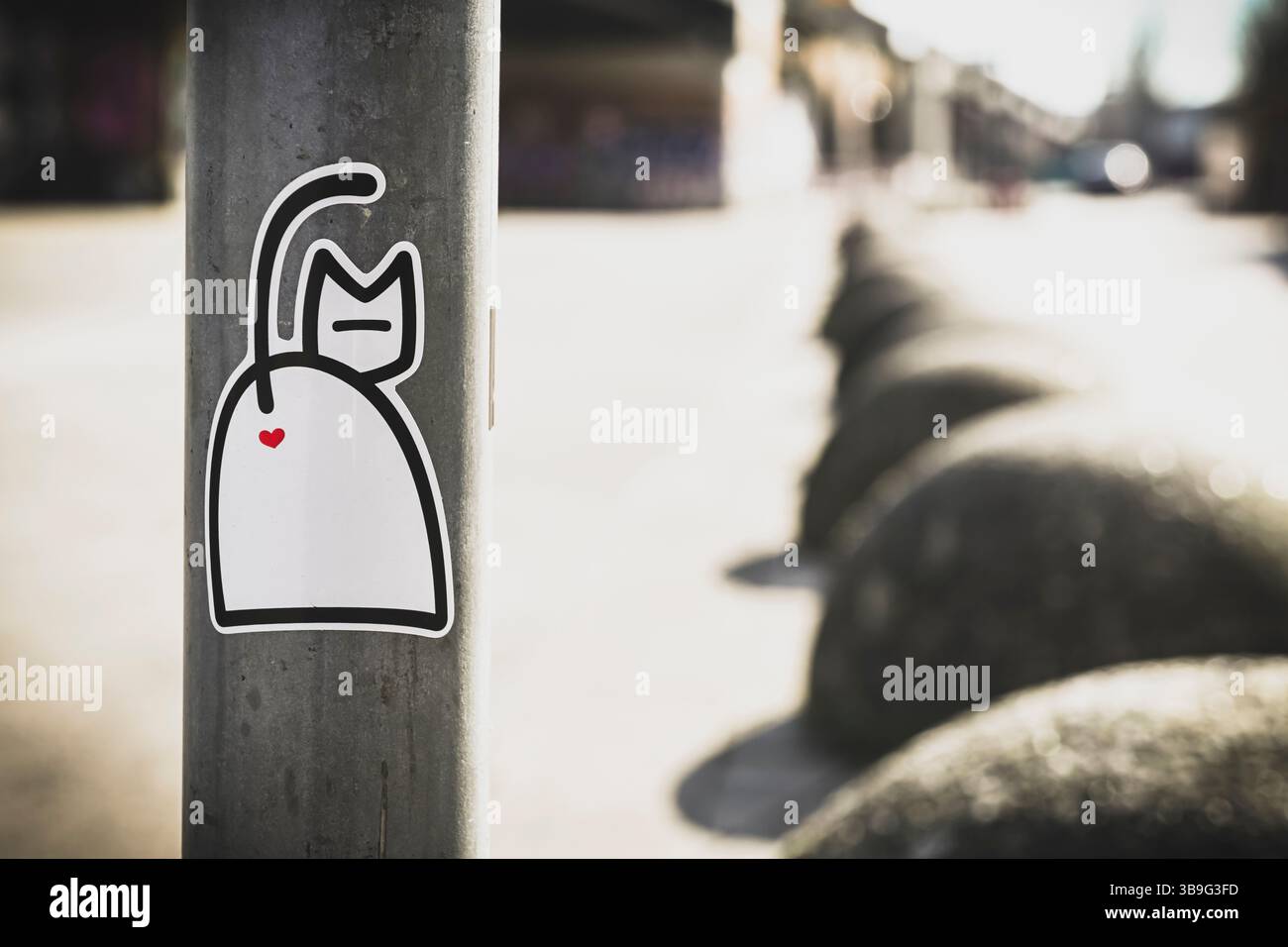 Sticker scene in hamburg hi-res stock photography and images - Alamy