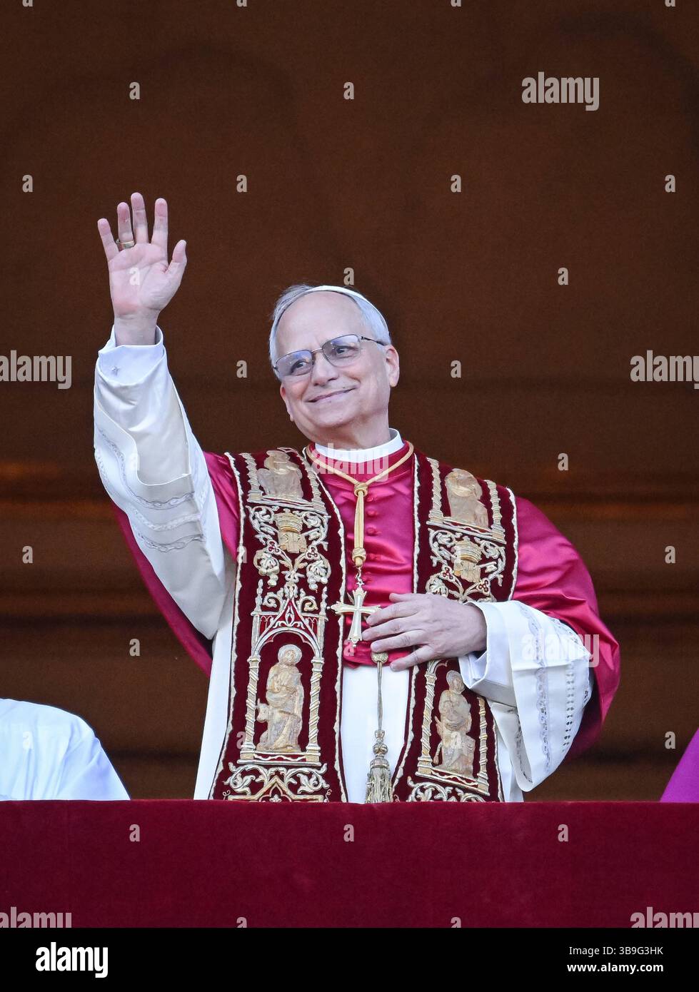 Rom, Vatikan 08.05.2025 Habemus Papam. Zweiter Tag der Papstwahl / des Konklave: 133 Kardinaele ...