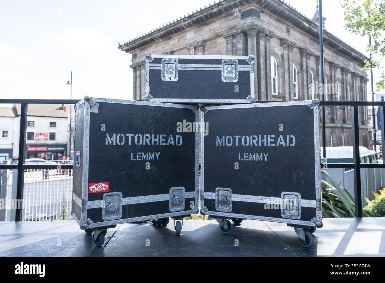 Stoke On Trent, Staffordshire, UK. 09th May 2025. A statue of Motorhead ...