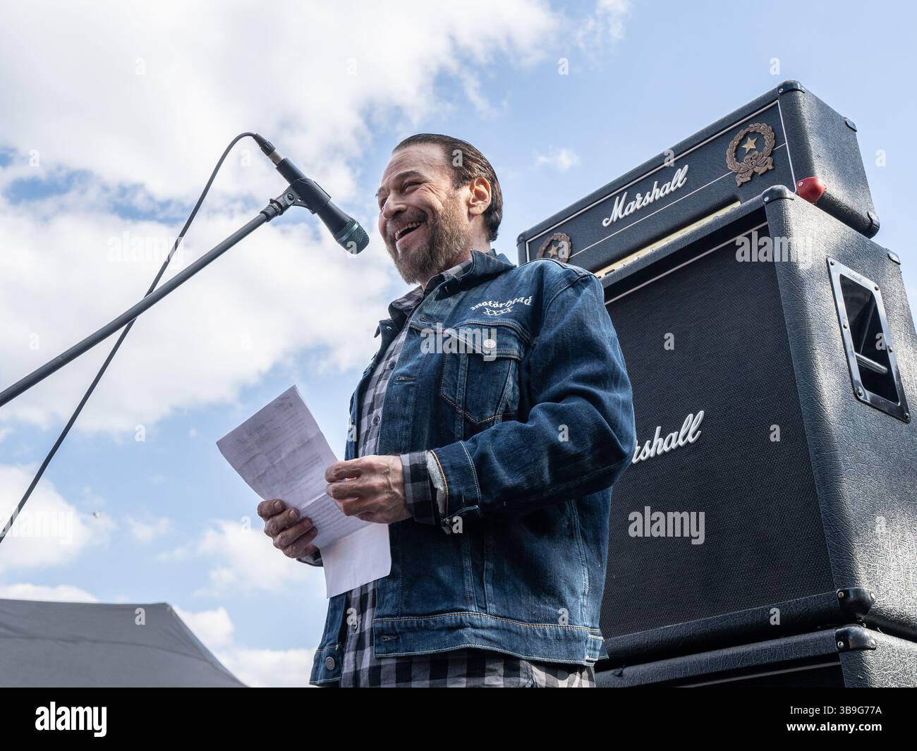 Stoke On Trent, Staffordshire, UK. 09th May 2025. A statue of Motorhead ...