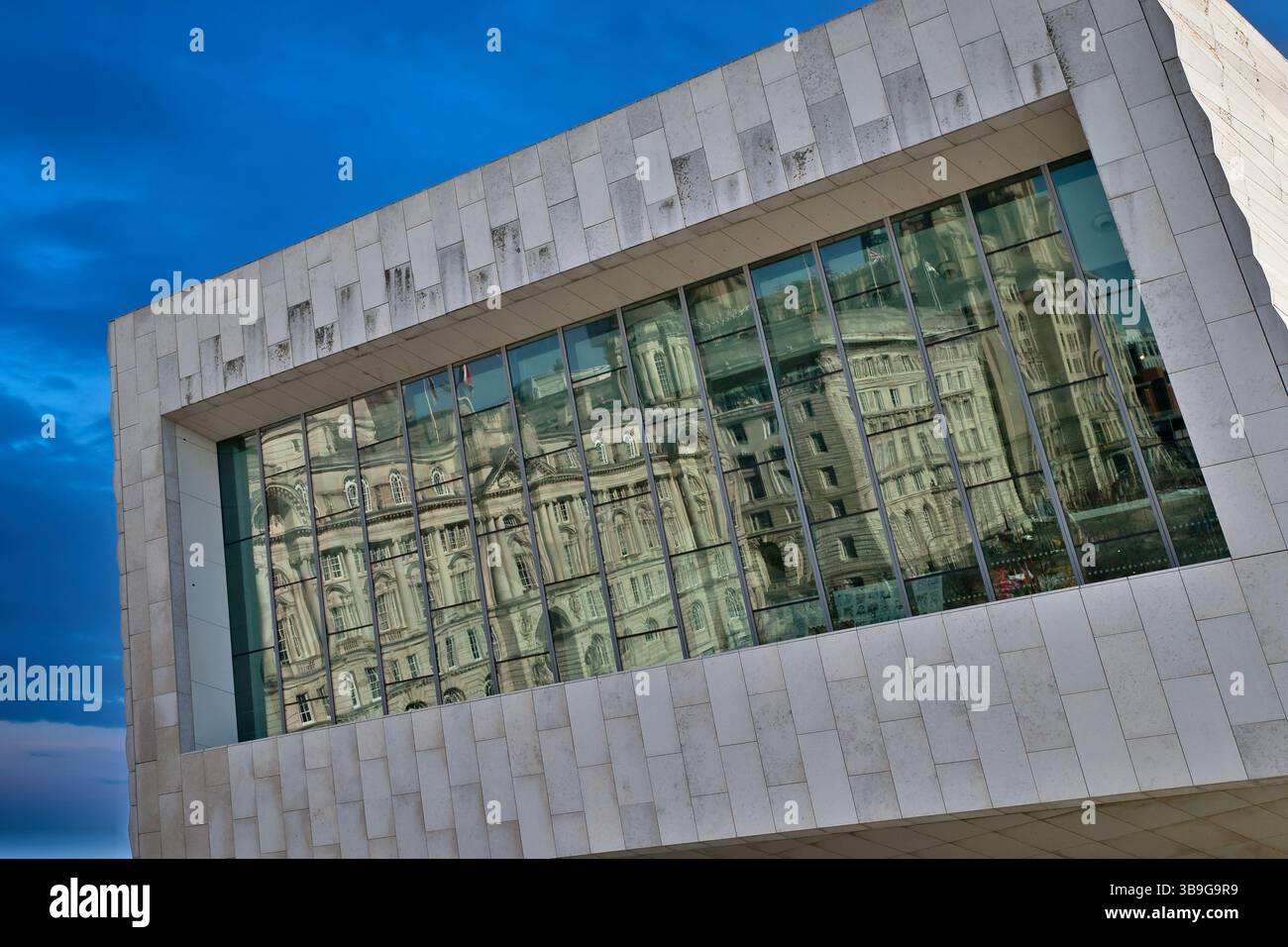 Large rectangular windows reflecting hi-res stock photography and ...