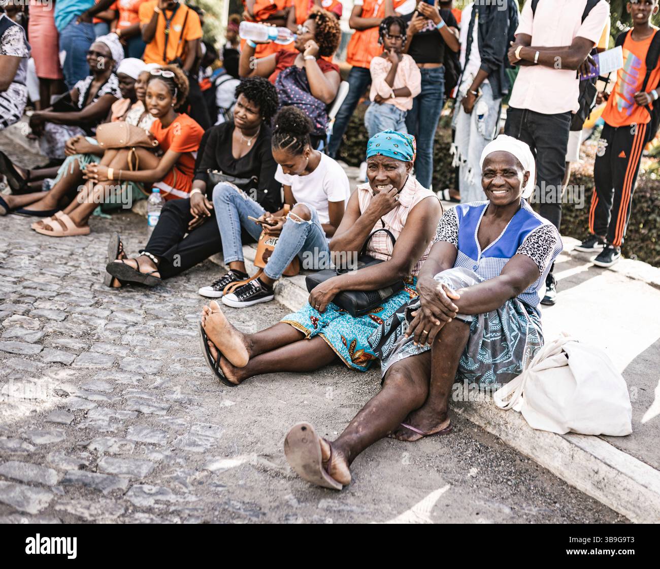 People in Tarrafal, Cape Verde, West Africa Stock Photo - Alamy