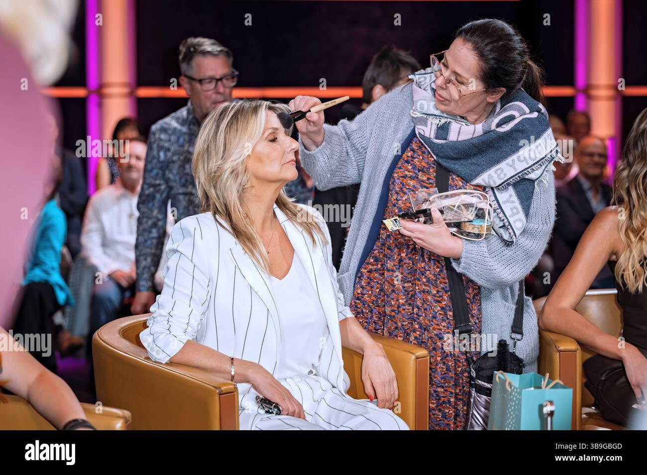 MDR - Riverboat. Moderatorin Kim Fisher anläßlich der Aufzeichnung der ...