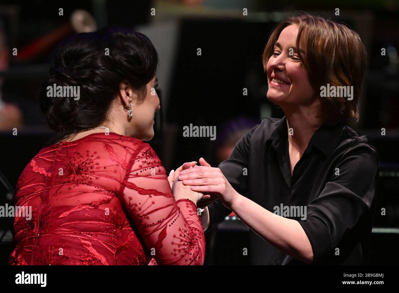 Chemnitz, Germany. 09th May, 2025. Russian opera singer Olga Peretyatko ...