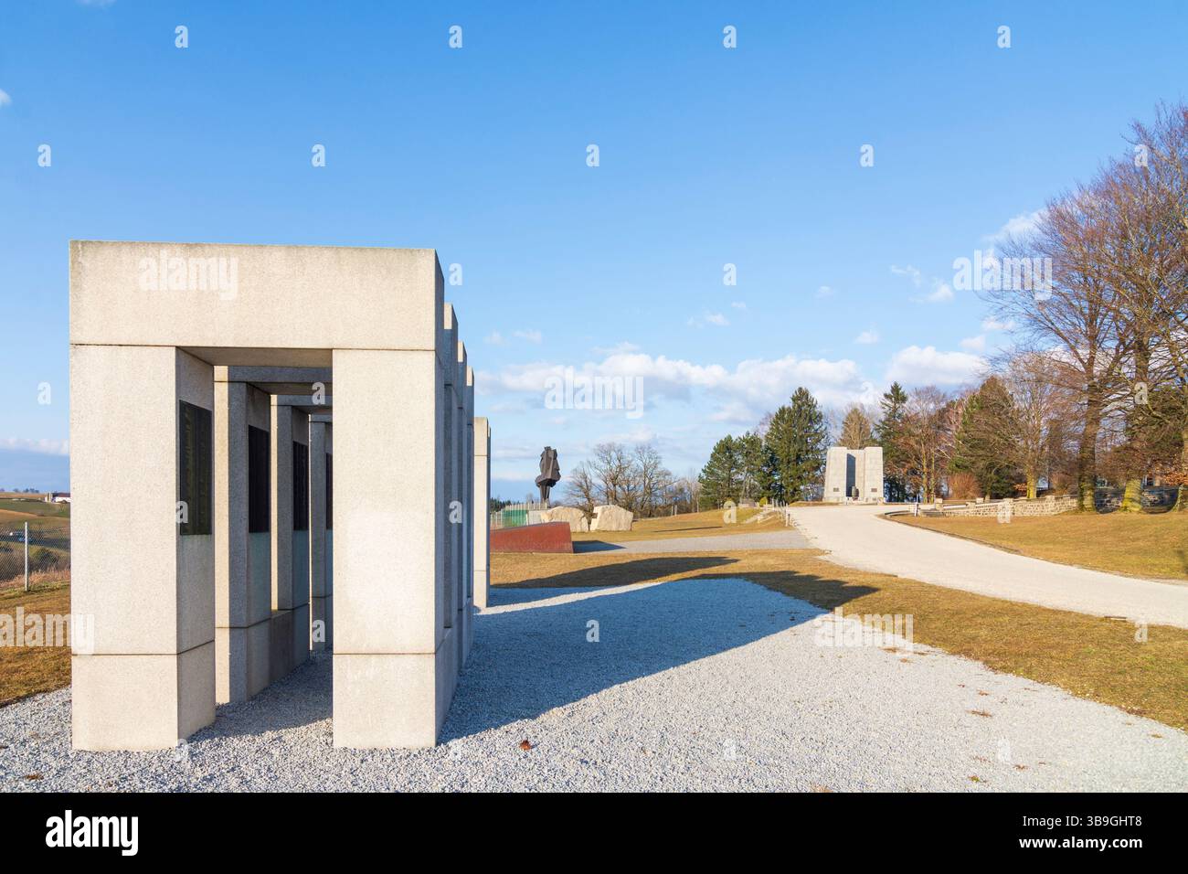 Mauthausen, Mauthausen concentration camp, memorials in Donau, Upper ...