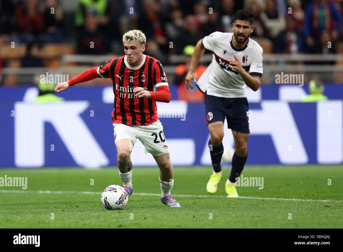 Milano, Italy. 09th May, 2025. Alejandro Jimenez of Ac Milan in action ...