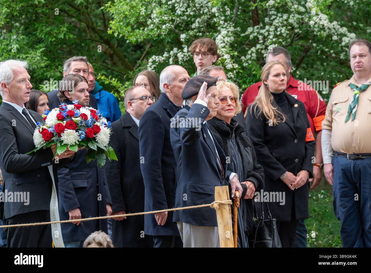 WASSENAAR - THE NETHERLANDS, 04 MAY: The commemoration at the former ...