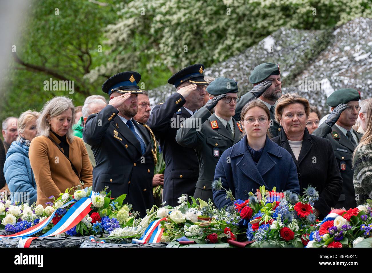 WASSENAAR - THE NETHERLANDS, 04 MAY: The commemoration at the former ...
