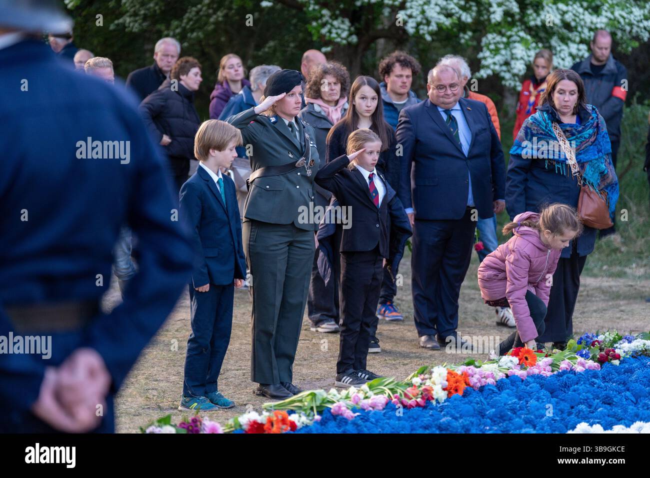 WASSENAAR - THE NETHERLANDS, 04 MAY: The commemoration at the former ...