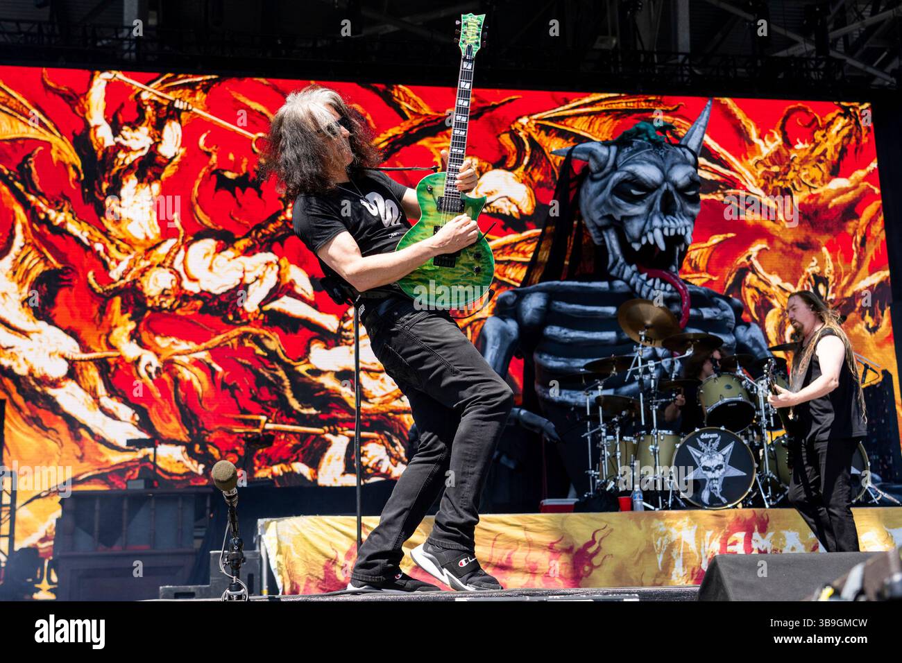 Alex Skolnick of Testament performs during Sonic Temple Art and Music ...