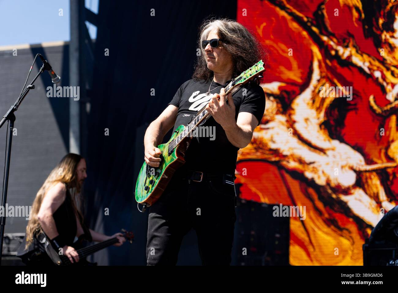 Alex Skolnick of Testament performs during Sonic Temple Art and Music ...