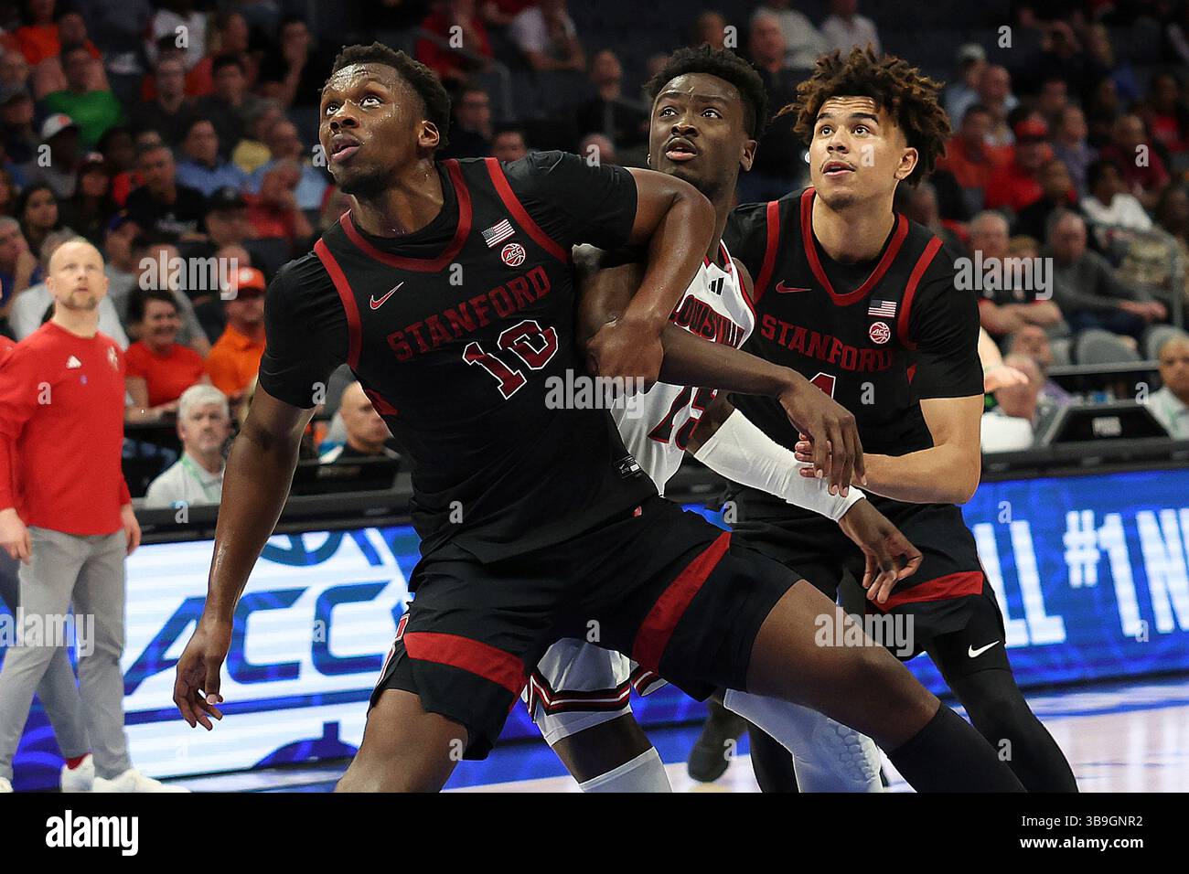 CHARLOTTE, NC - MARCH 13: Stanford Cardinal forward Chisom Okpara (10 ...