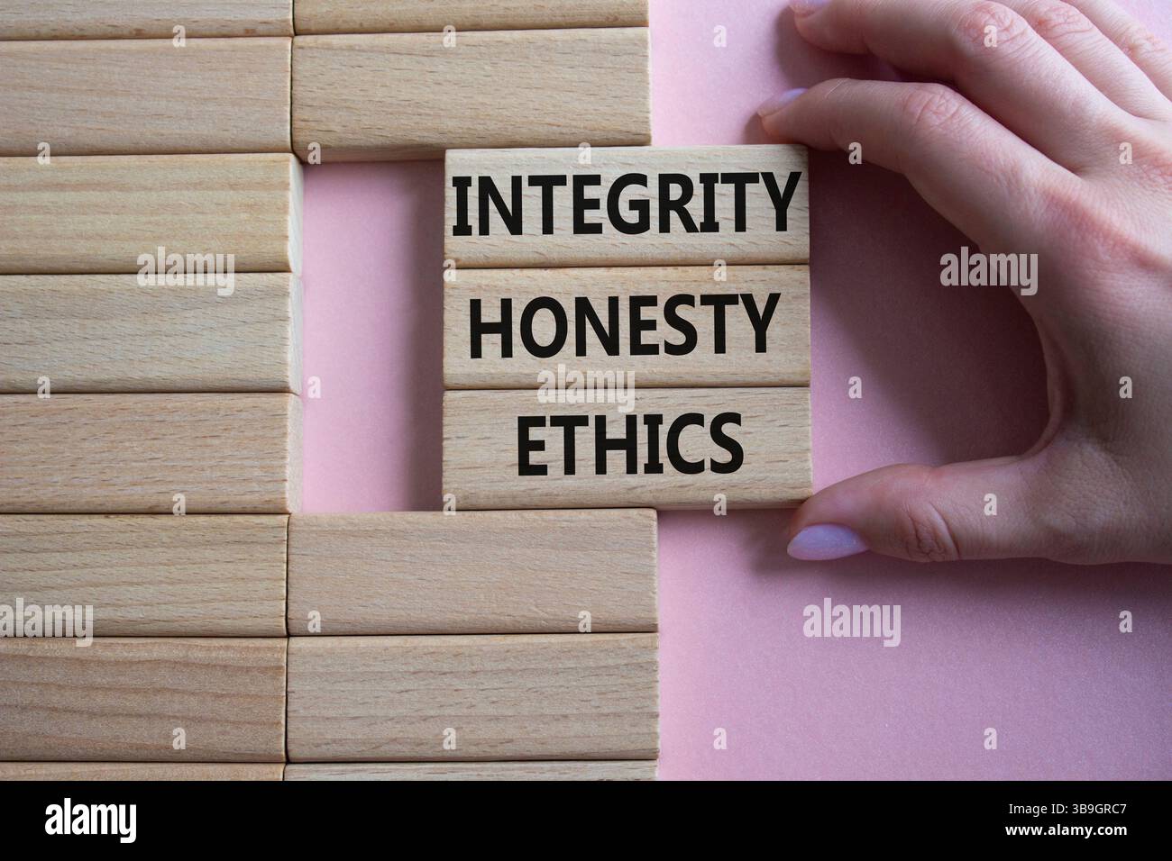 Integrity Honesty Ethics symbol. Concept words Integrity Honesty Ethics ...