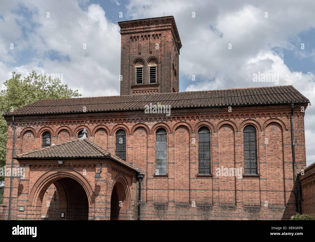 London, UK - May 08, 2025 - Golders Green Crematorium and Mausoleum was ...