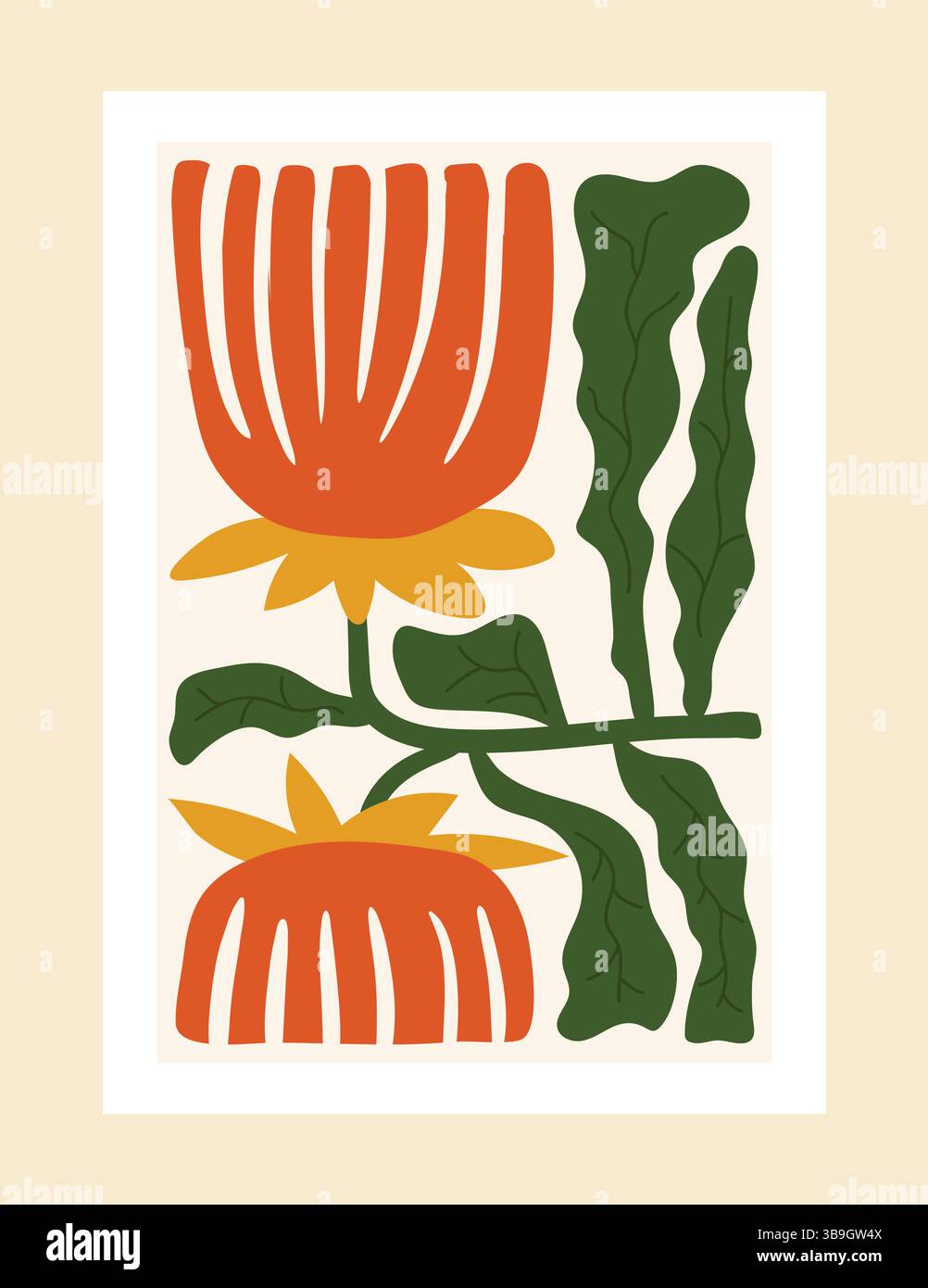 Featuring abstract plant motifs hi-res stock photography and images - Alamy